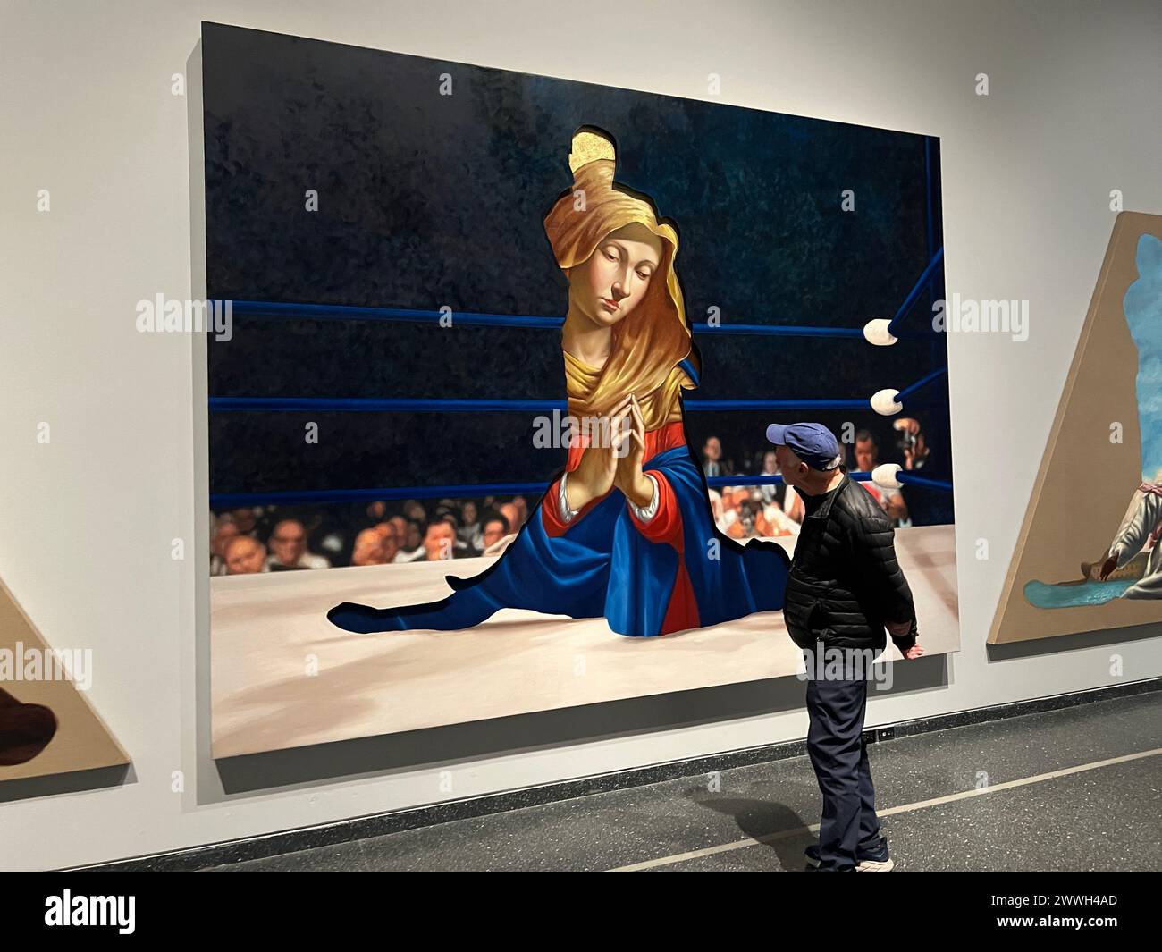 Puzzled Revolution, 2021 by Titus Kaphar, oil on canvas, "Renaissance ...