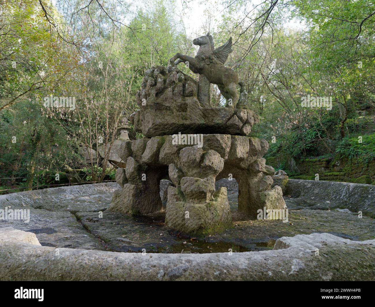 The Sacro Bosco ("Sacred Grove") aka Parco dei Mostri (Park of the ...