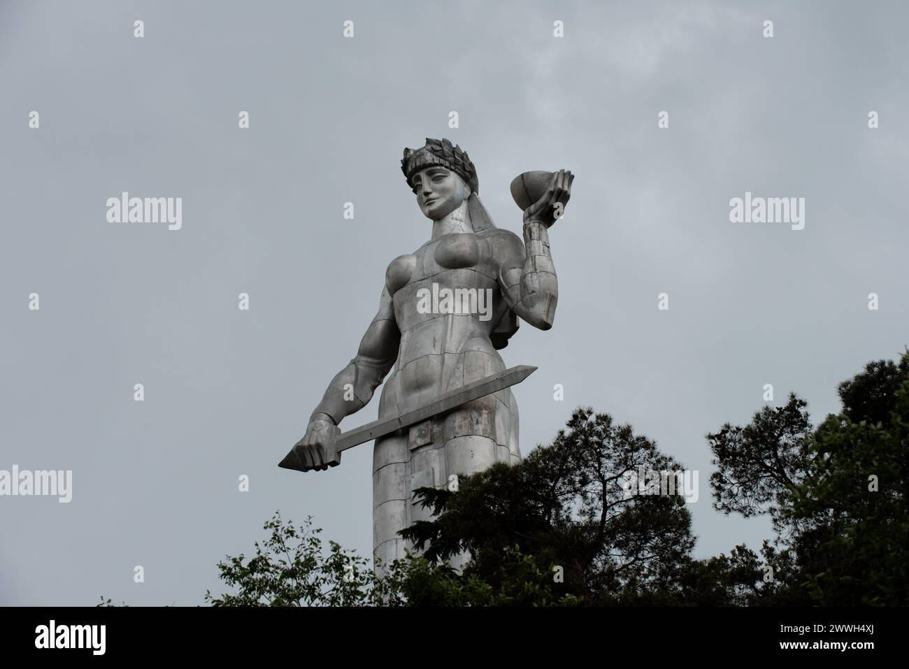 Kartlis Deda, a 20-meter tall aluminum statue known as Mother Georgian ...