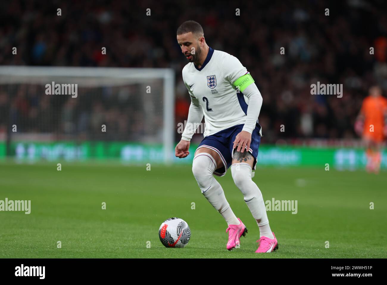 Kyle Walker(Manchester City)of England in action during International ...