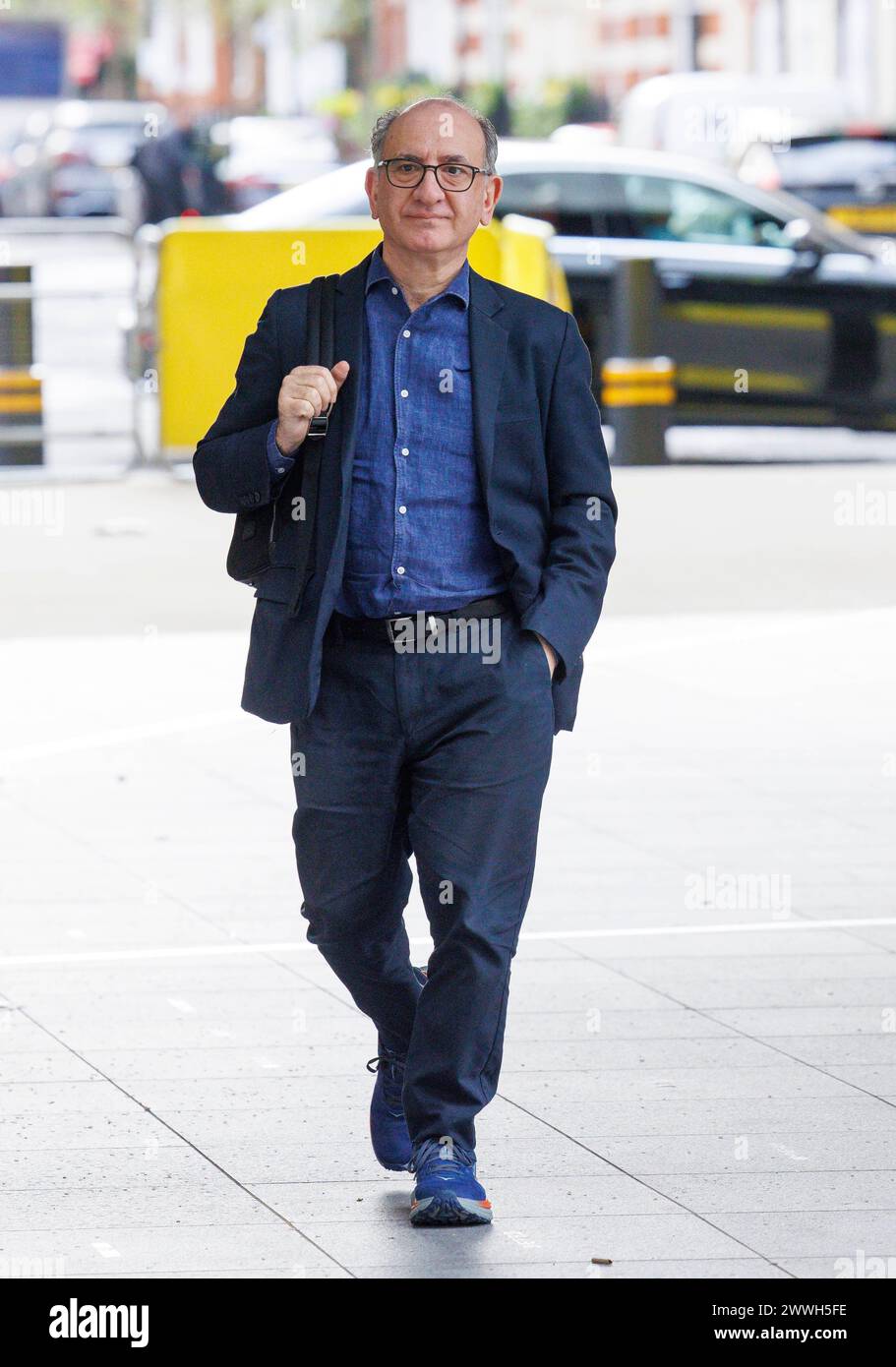 London, UK. 24th Mar, 2024. Armando Iannucci, Scottish satirist, writer ...