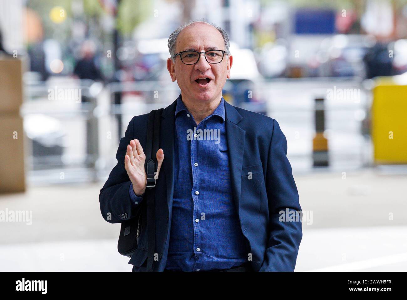 London, UK. 24th Mar, 2024. Armando Iannucci, Scottish satirist, writer ...
