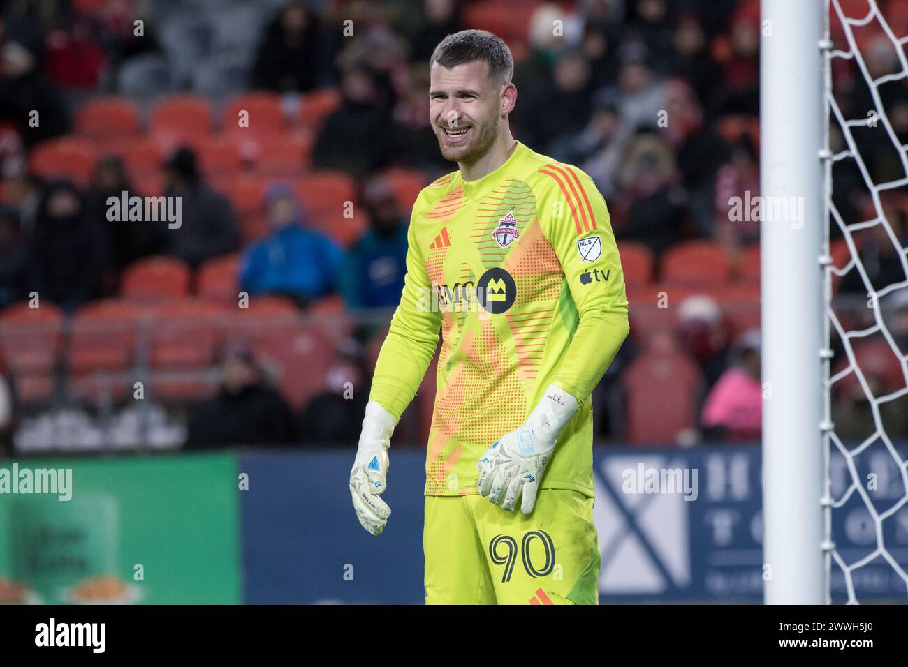 Toronto, Canada. 23rd Mar, 2024. Luka Gavran #90 seen during the MLS ...