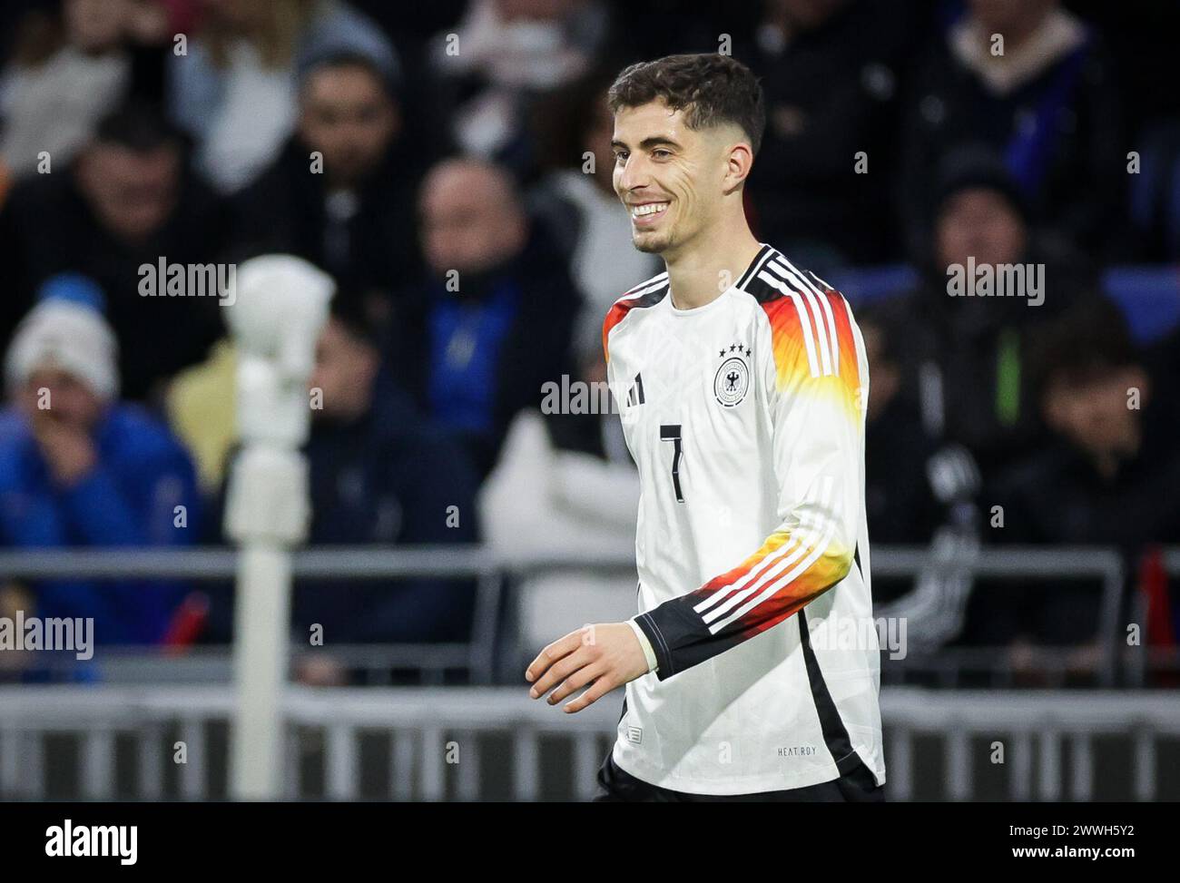 Lyon, France. 23rd Mar, 2024. Soccer: International match, France ...