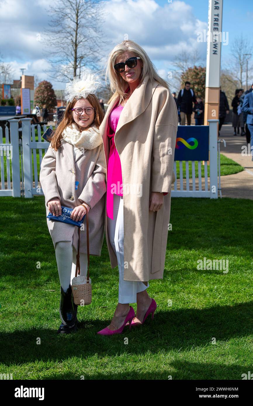 Ascot, Berkshire, UK. 24th March, 2024. It was a lovely bright sunny ...