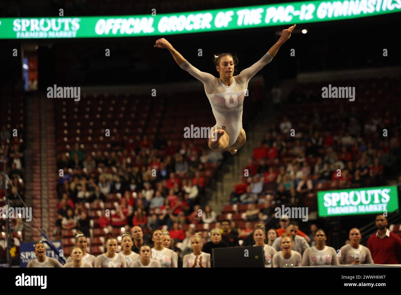 March 23, 2024: Gymnast GRACE MCCALLUM (University of Utah) during the ...