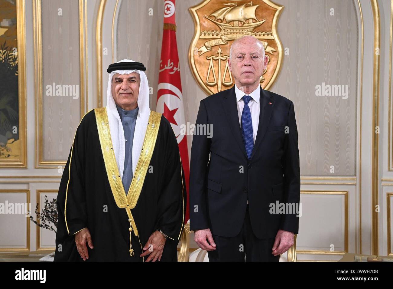 Tunisian President Kais Saied receives Ibrahim Mahmoud Ahmed Abdullah ...