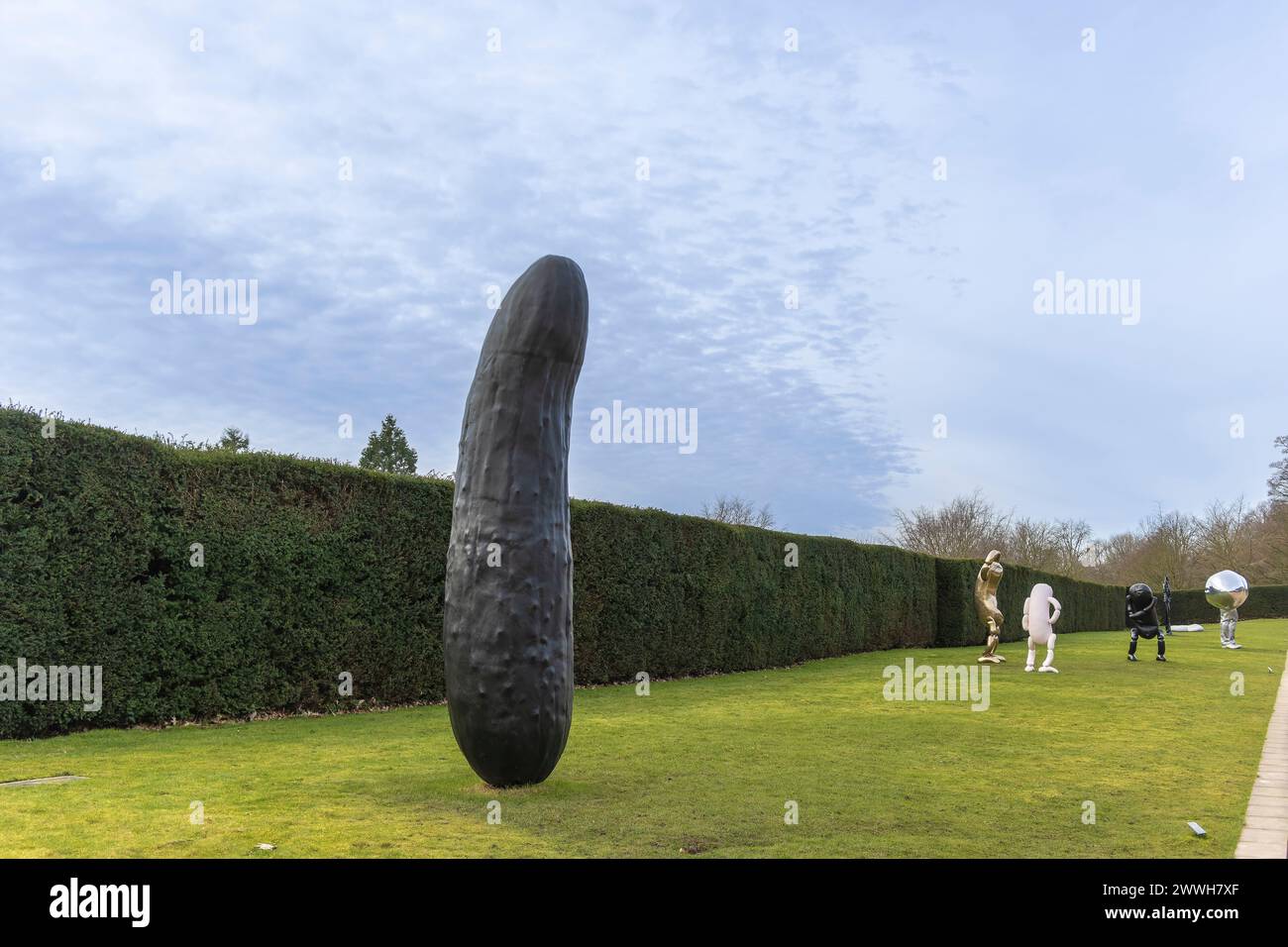 Der Gurk sculpture at the Trap of the Truth exhibition showing artworks ...