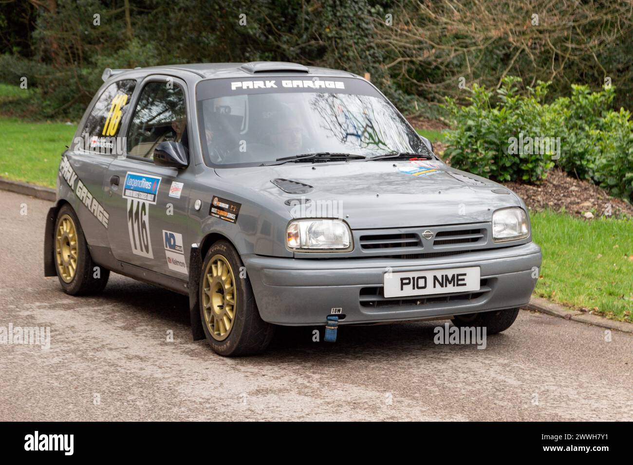 Nissan Micra. North West Stages Rally 2024 Stock Photo - Alamy