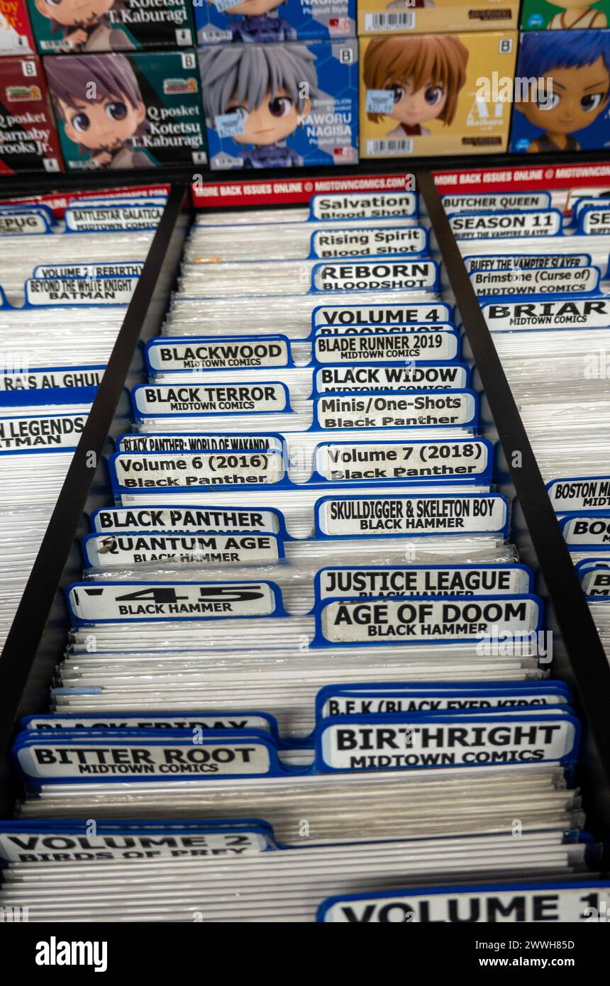 The Midtown Comics in Times Square has a huge selection of books ...