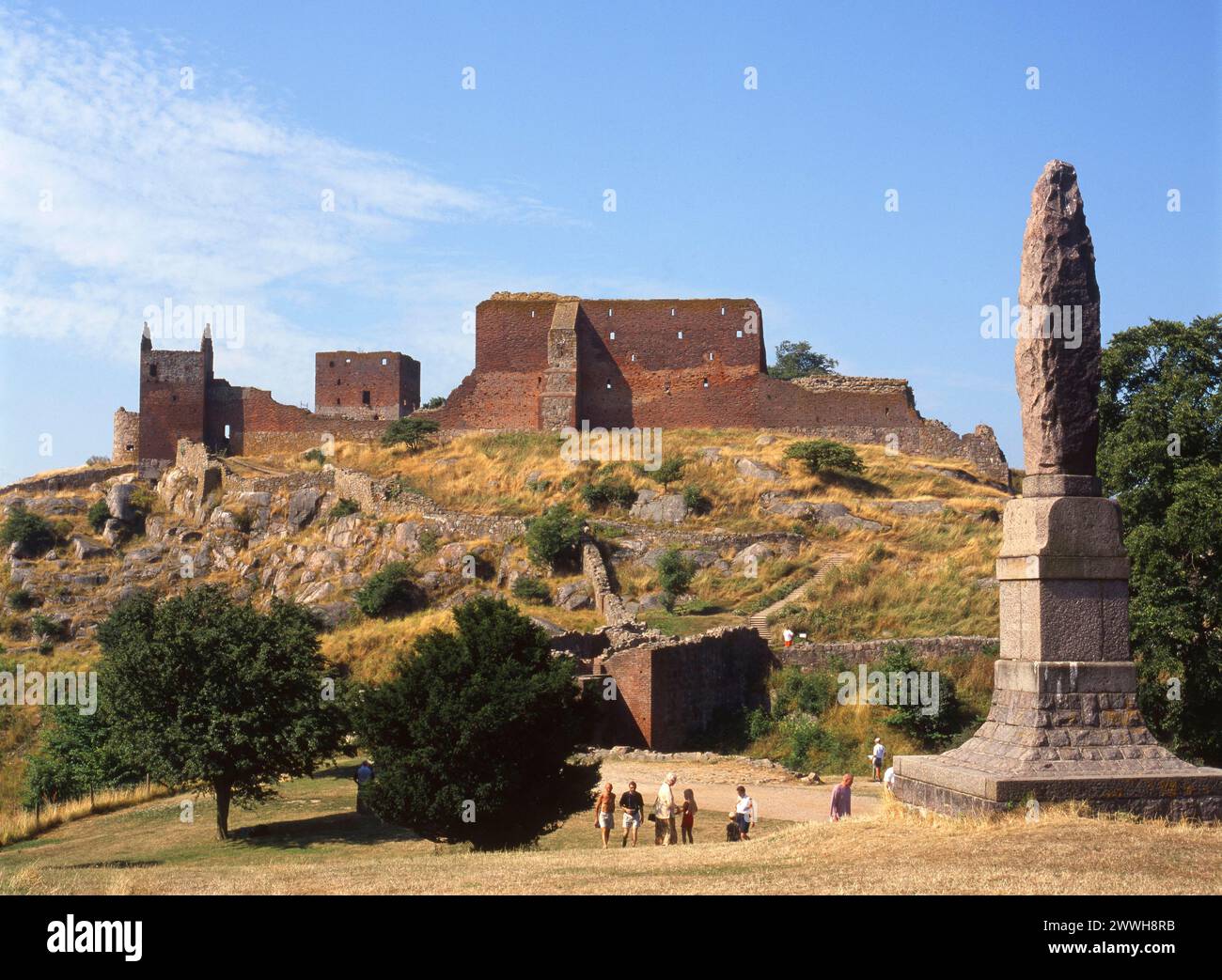 Hammershus was Scandinavia's largest medieval fortification and is one ...