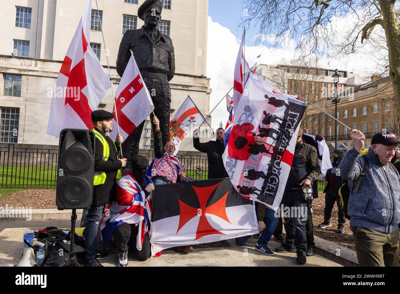 Templars flag hi-res stock photography and images - Alamy