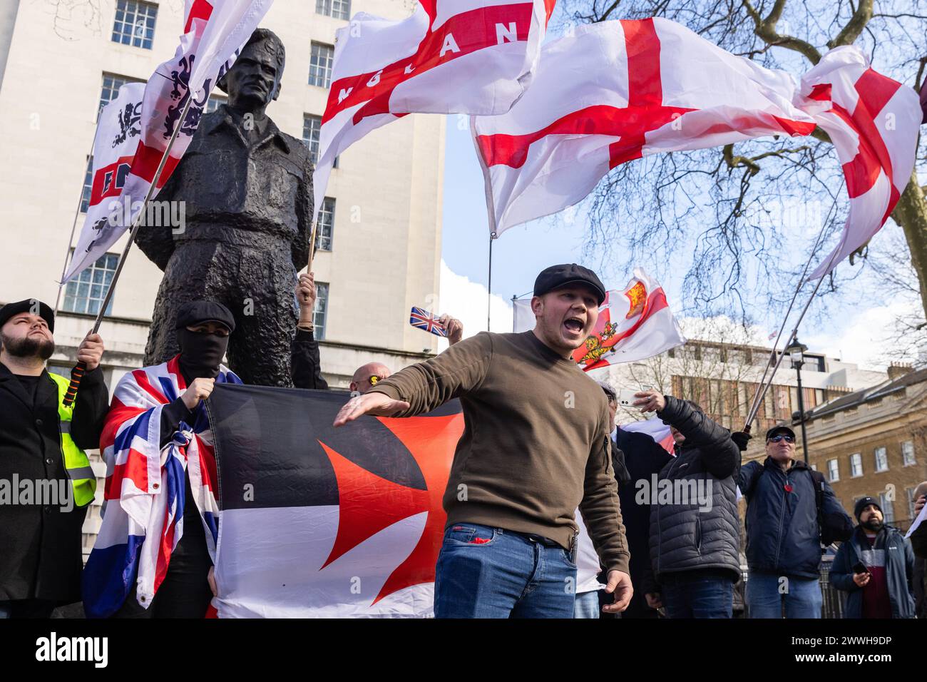 Templars flag hi-res stock photography and images - Alamy
