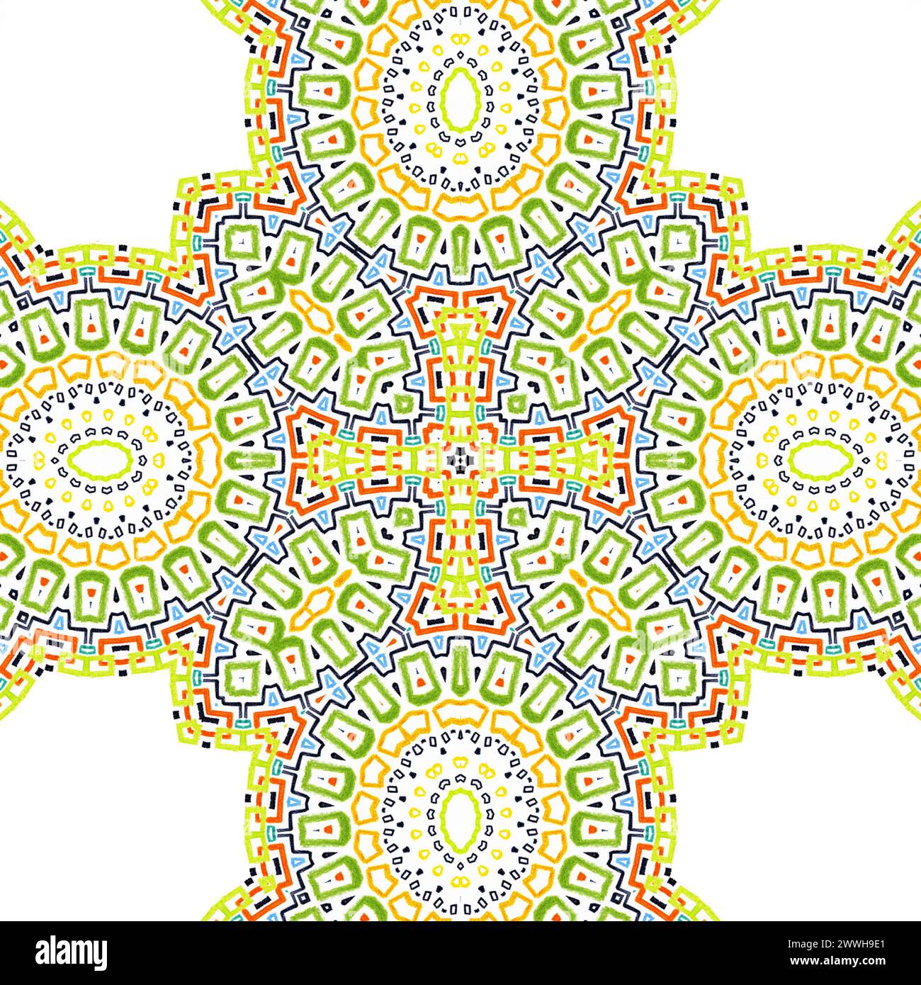 White background with bright colorful pattern Stock Photo - Alamy