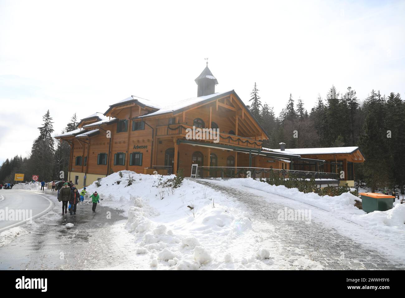 Kleiner Arbersee, Lohberg, Bavarian Forest National Park, Germany Stock ...