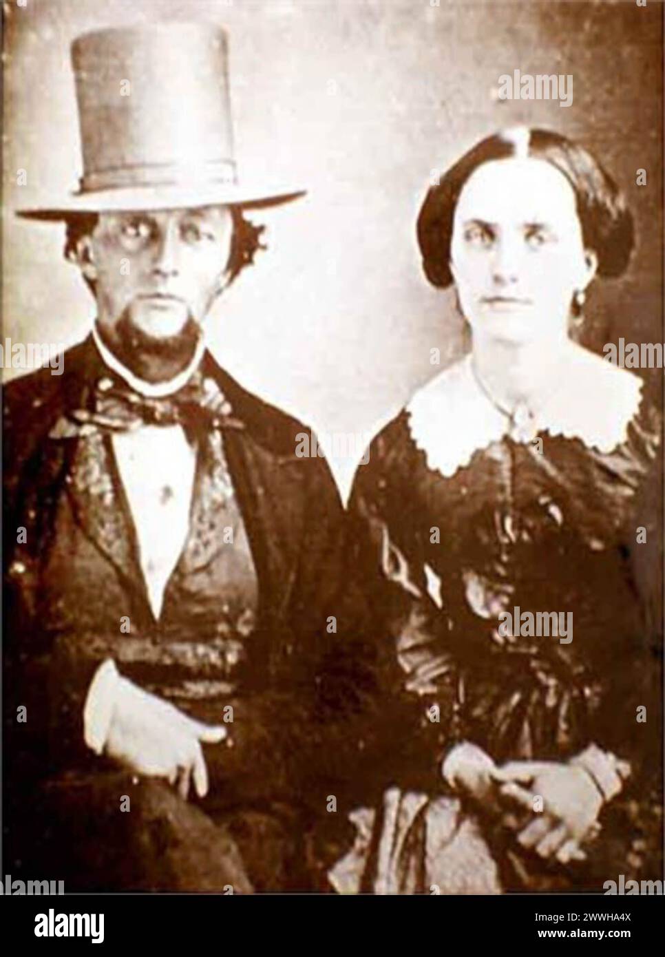 Joseph John Chapman and his wife Joseph John Chapman c. 1847 Stock ...