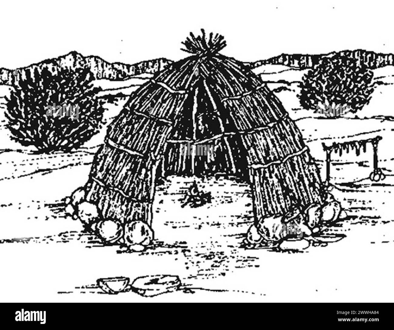 Cone shaped huts hi-res stock photography and images - Alamy