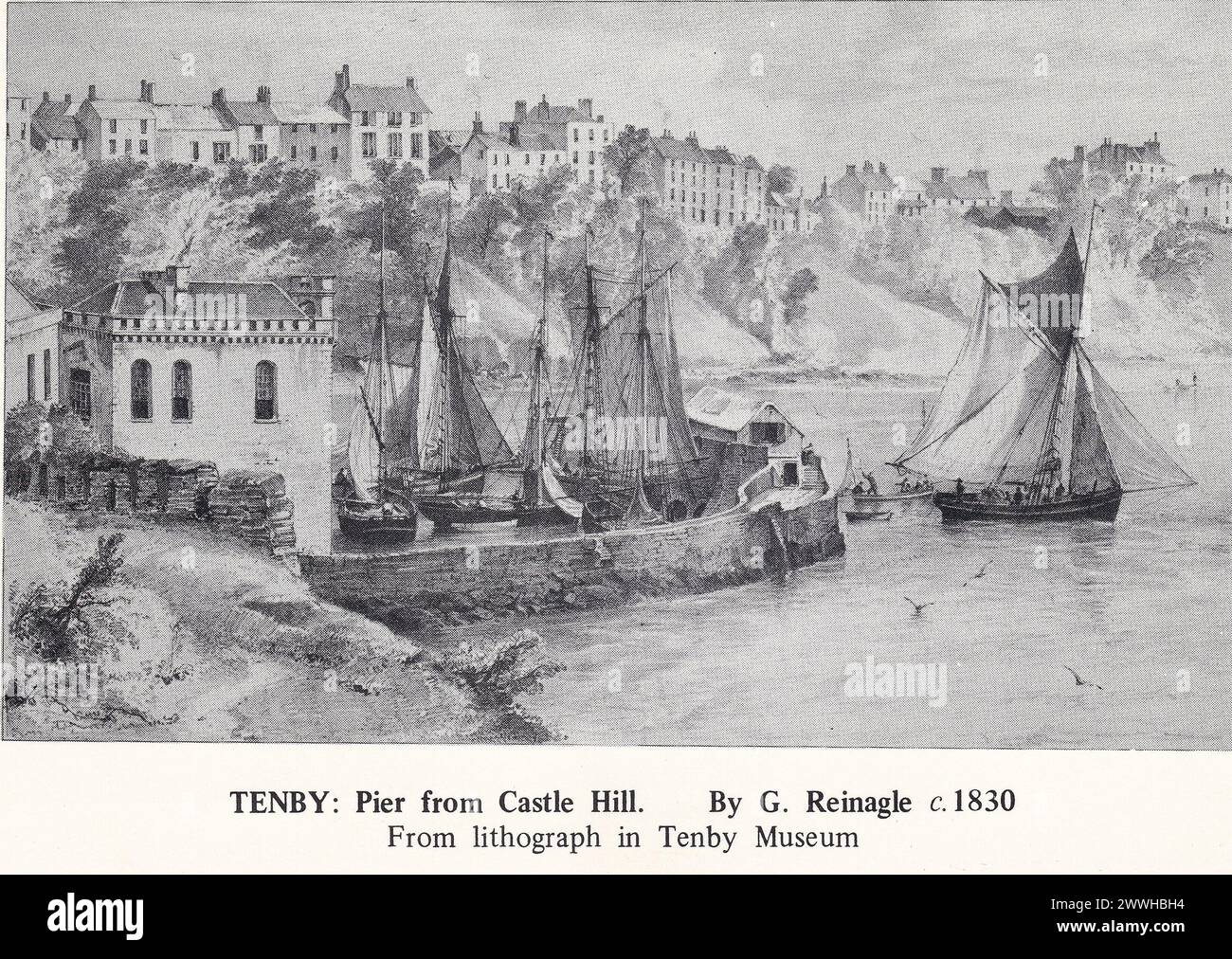 Tenby pier hill hi-res stock photography and images - Alamy