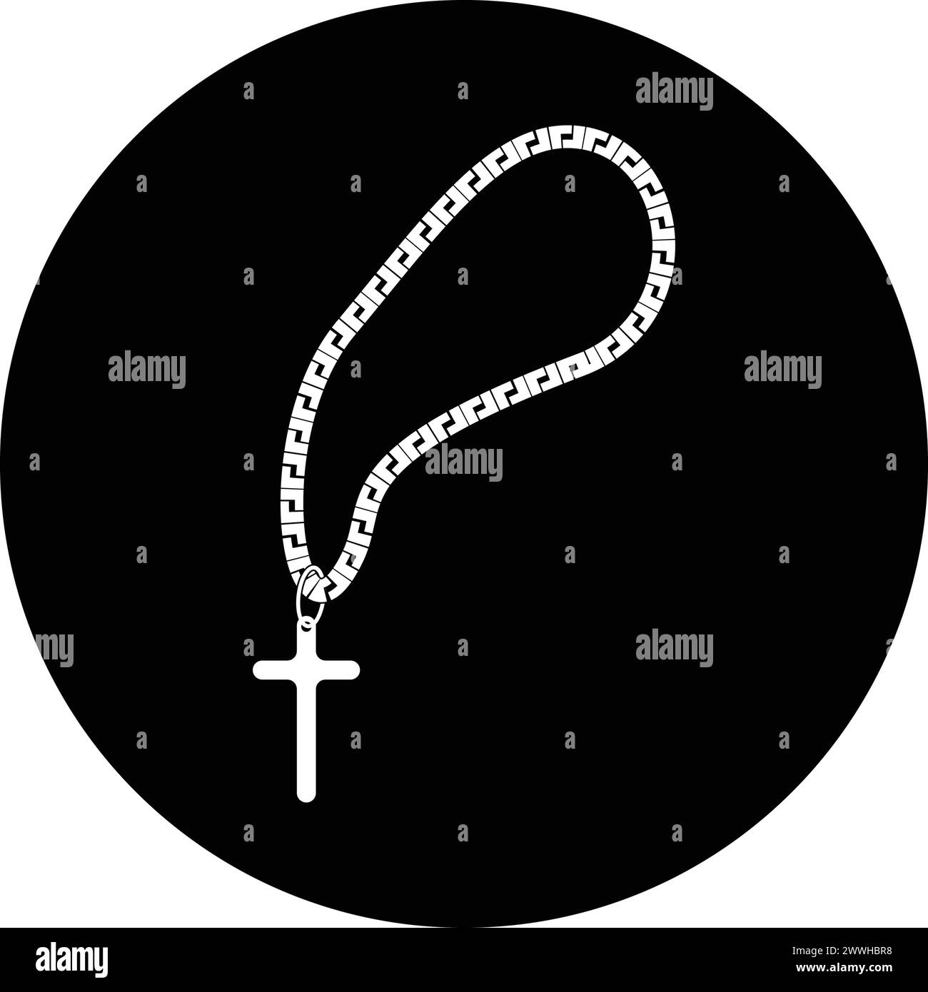Rosary icon vector illustration symbol design Stock Vector Image & Art ...