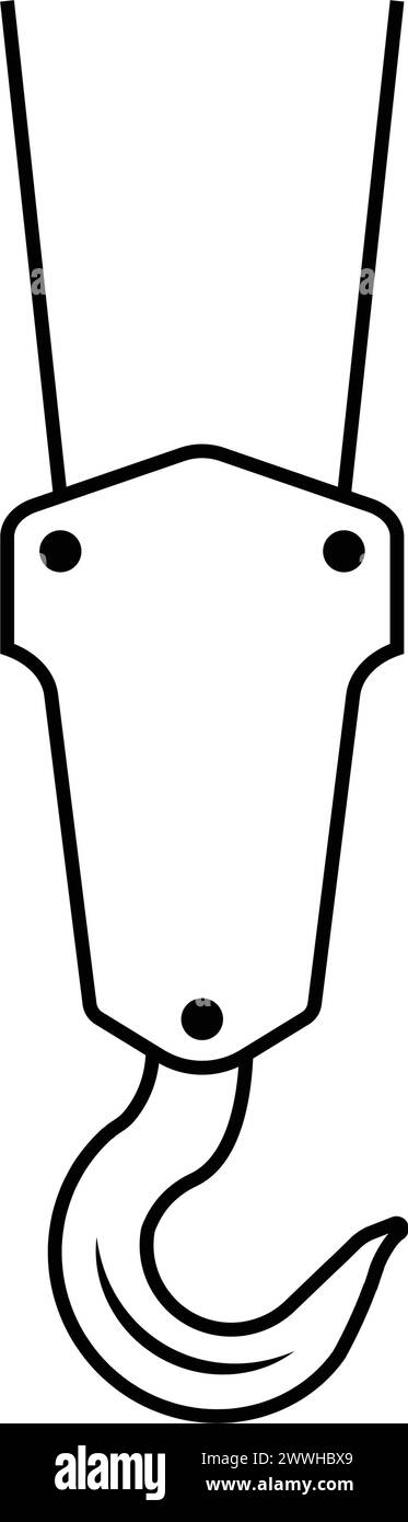 Crane hook icon symbol design Stock Vector Image & Art - Alamy