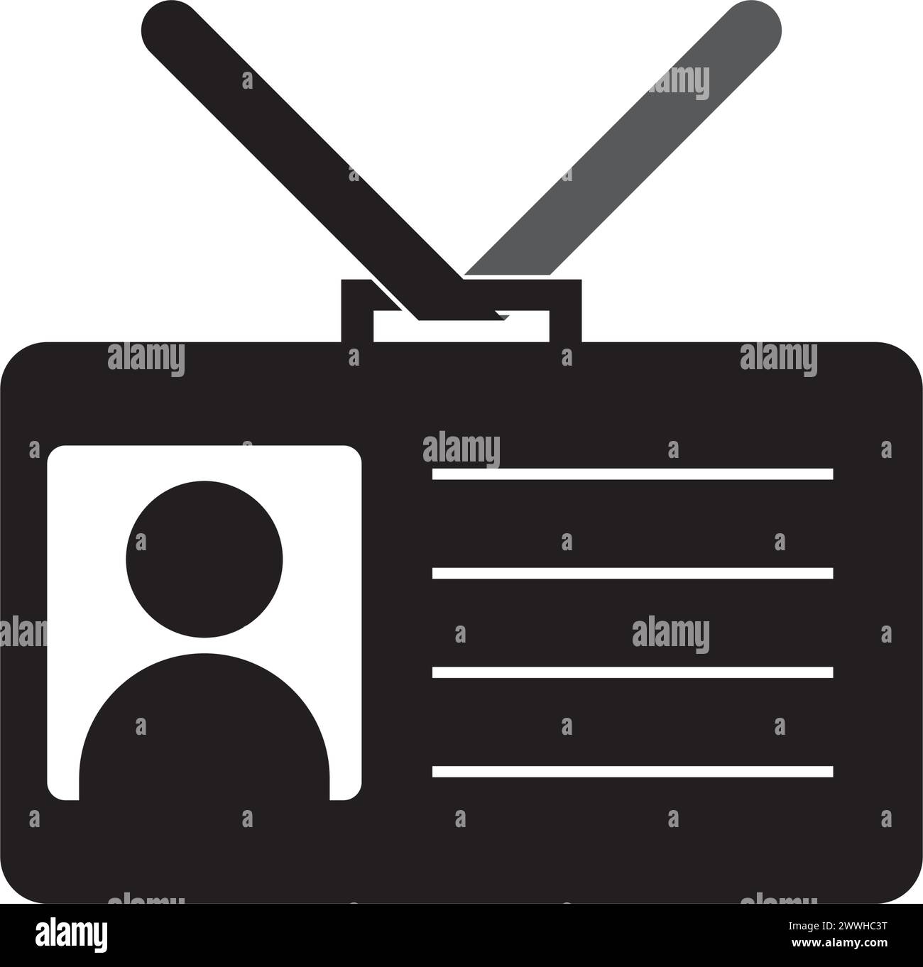 Id card Stock Vector Images - Alamy