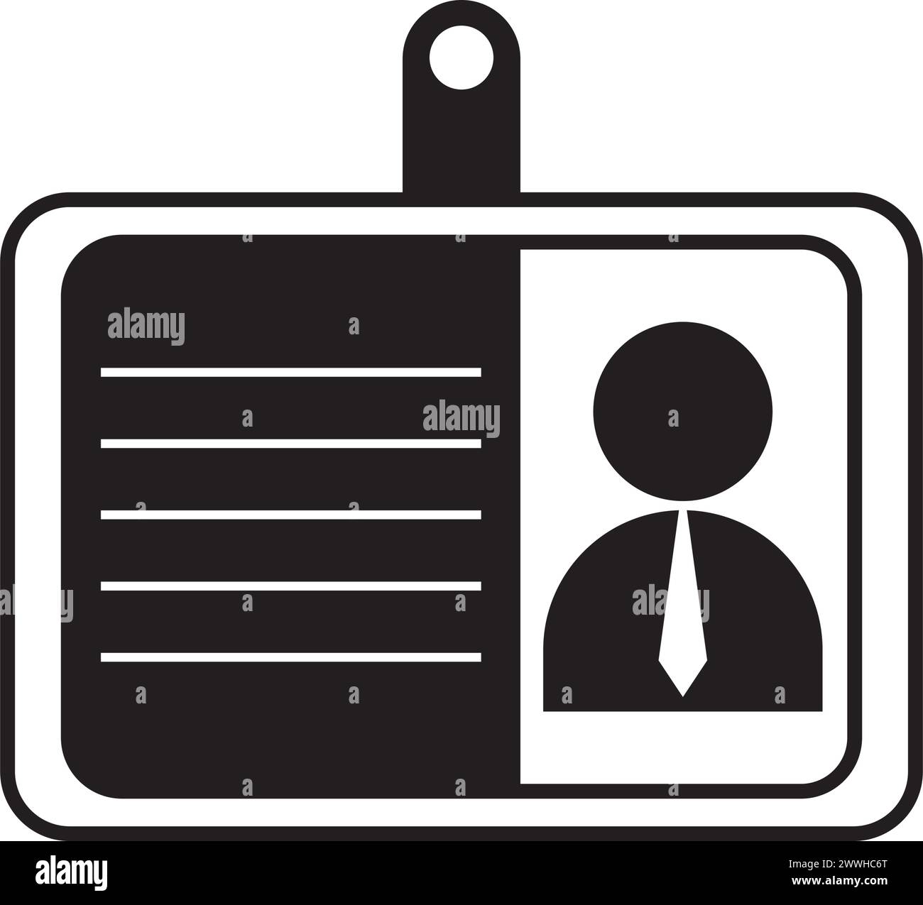 identity card icon vector illustration symbol design Stock Vector Image ...