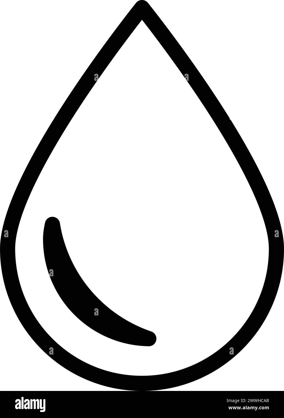 Vector drop oil isolated Black and White Stock Photos & Images - Alamy