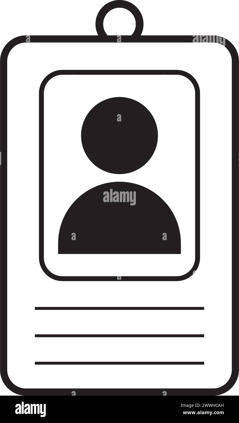 Id card symbol Stock Vector Images - Alamy