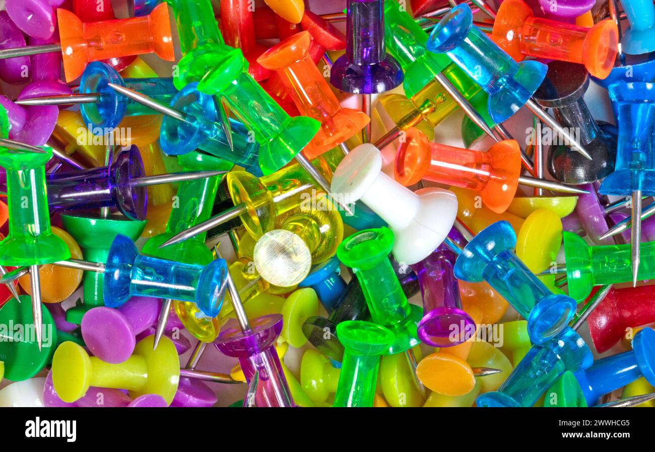 Many office pins hi-res stock photography and images - Alamy