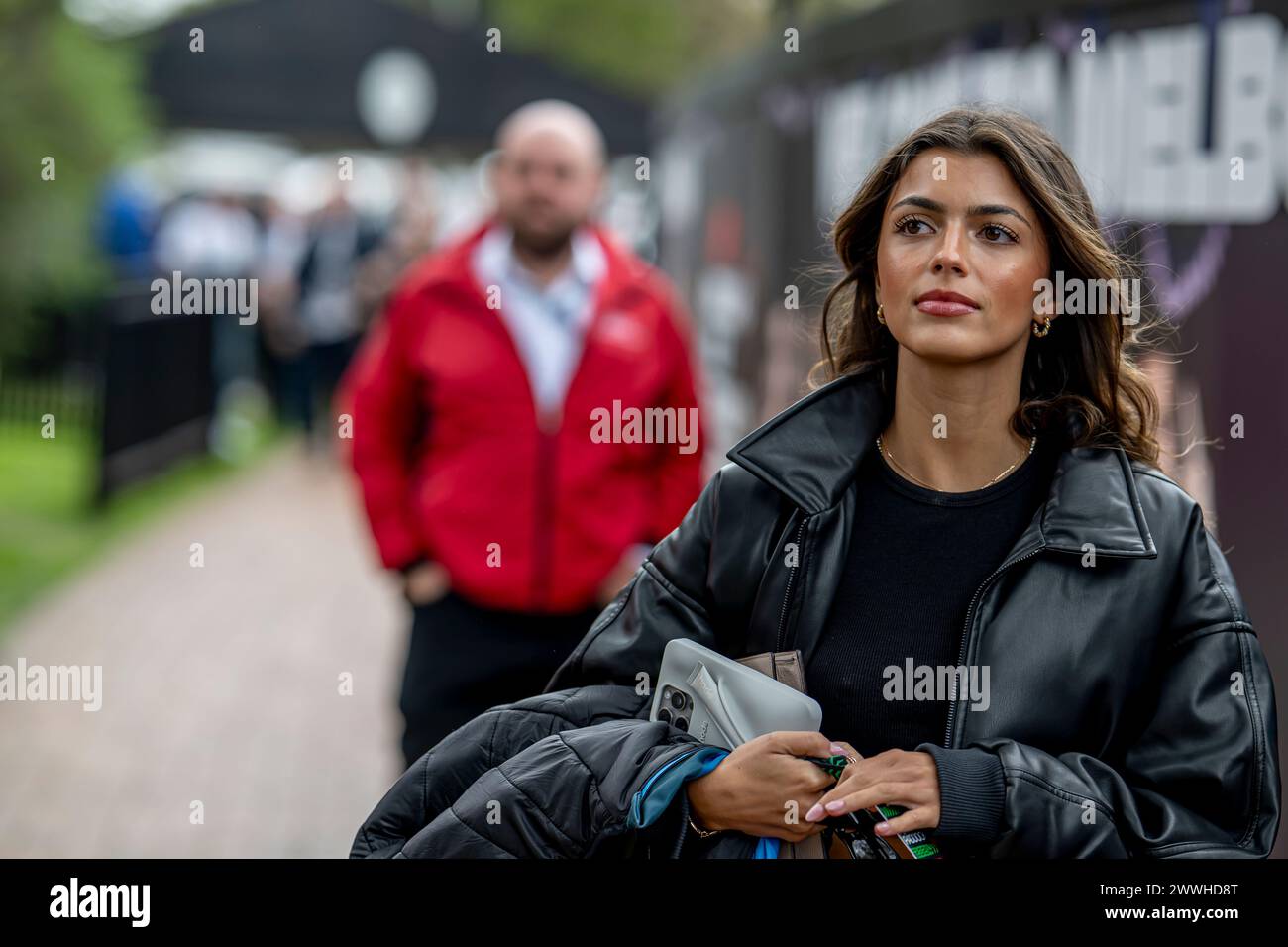 Melbourne, Australia, 24th Mar 2024, Kika Cerqueira Gomes, Pierre Gasly ...