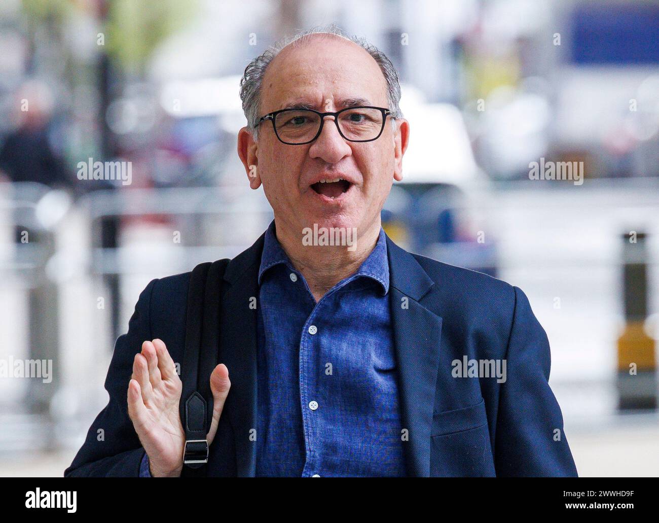 London, UK. 24th Mar, 2024. Armando Iannucci, Scottish satirist, writer ...