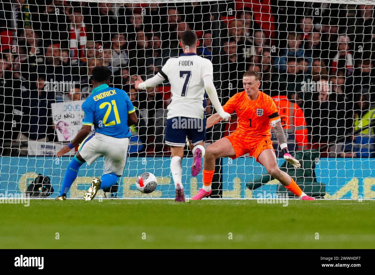 Wembley Stadium, London, UK. 23rd Mar, 2024. International Football ...