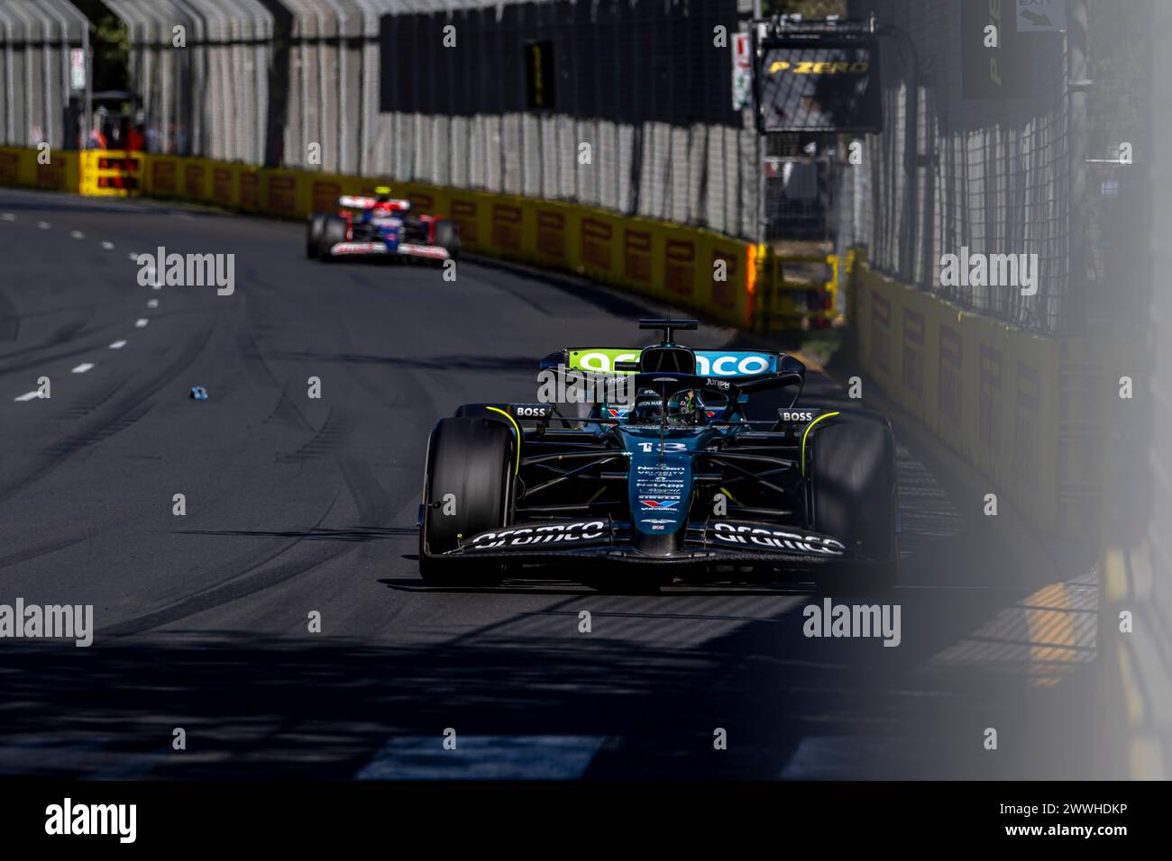 Melbourne, Australia, March 24, Lance Stroll, from Canada competes for ...