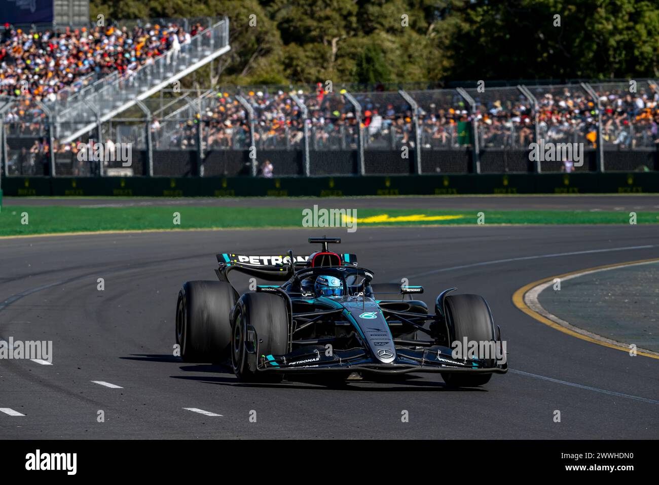 Melbourne, Australia, March 24, George Russell, from the United Kingdom ...