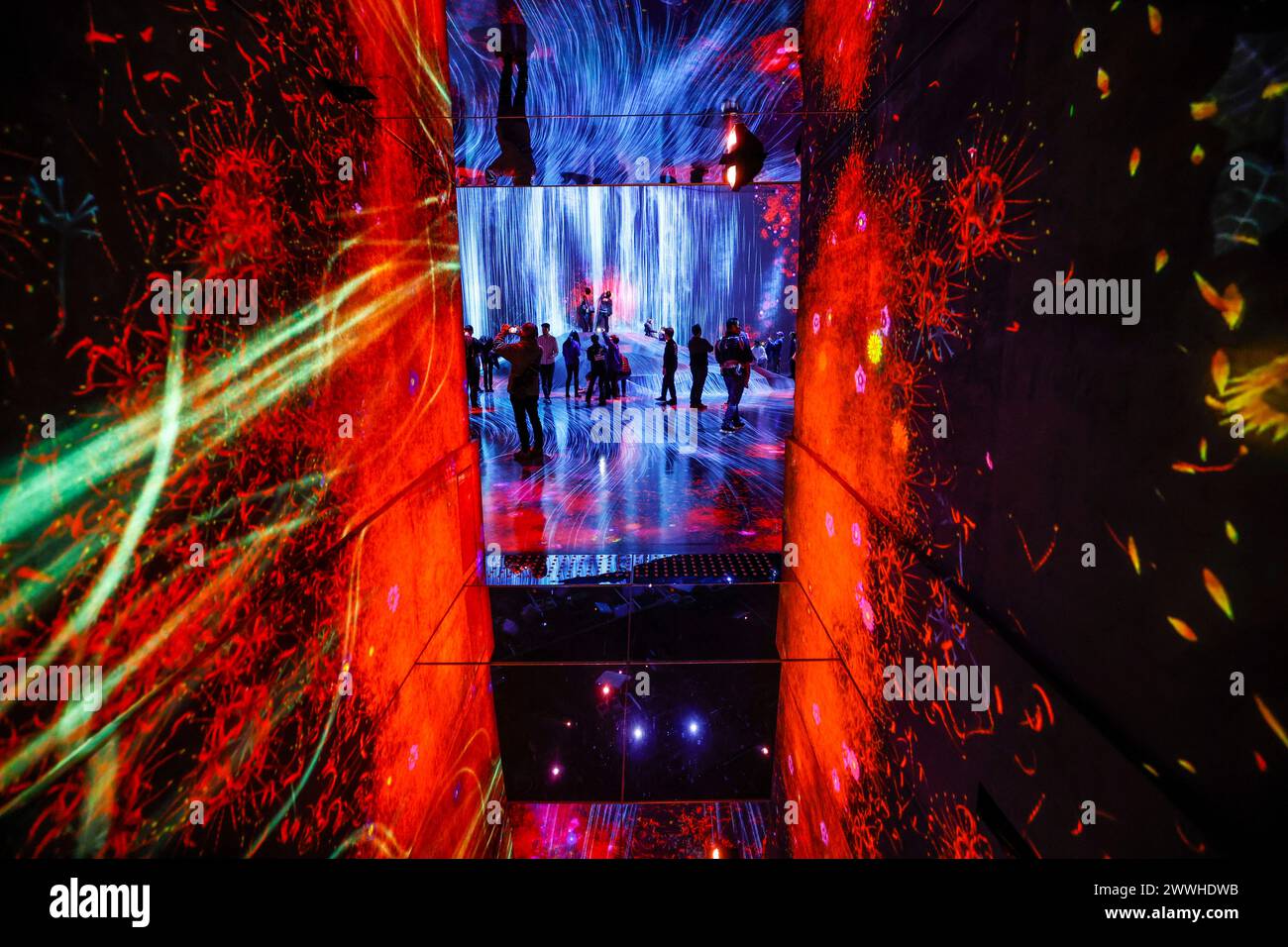 TEAMLAB BORDERLESS TOKYO Stock Photo - Alamy