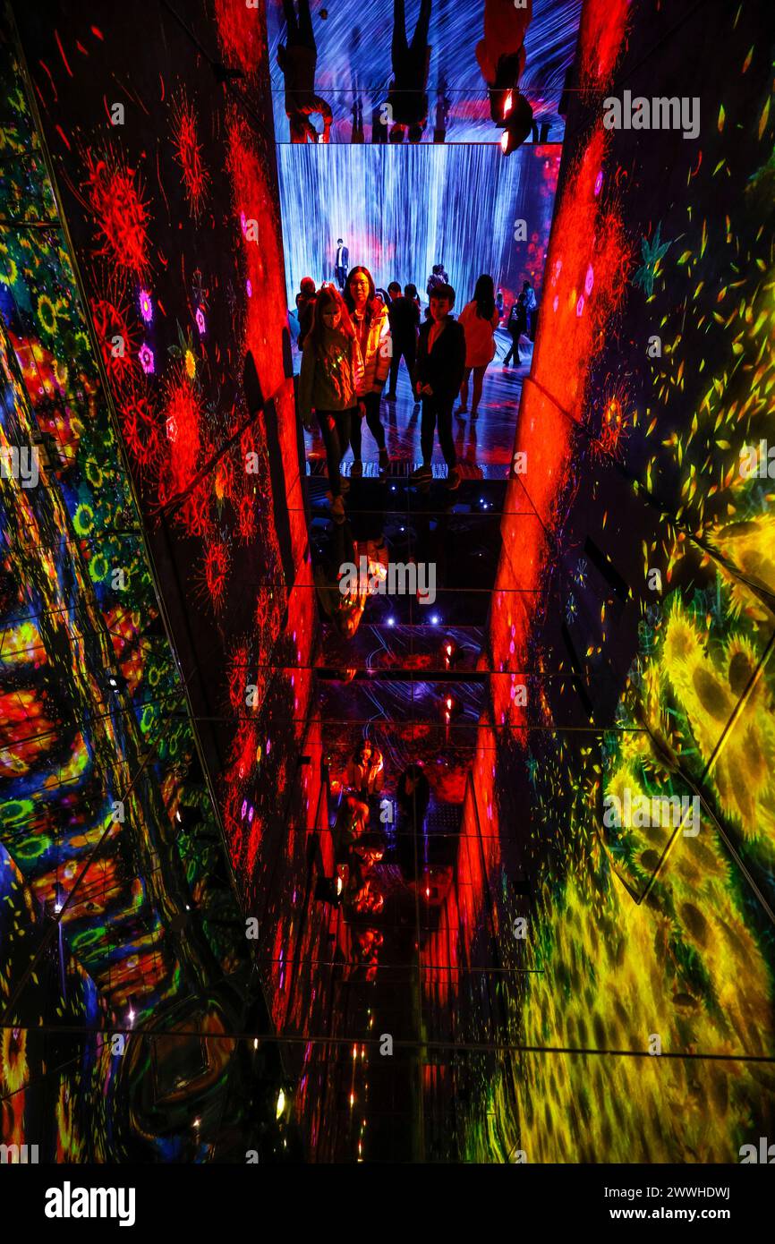 TEAMLAB BORDERLESS TOKYO Stock Photo - Alamy