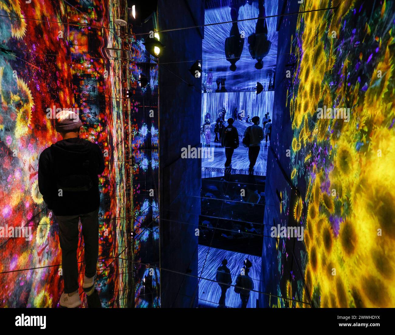 TEAMLAB BORDERLESS TOKYO Stock Photo - Alamy