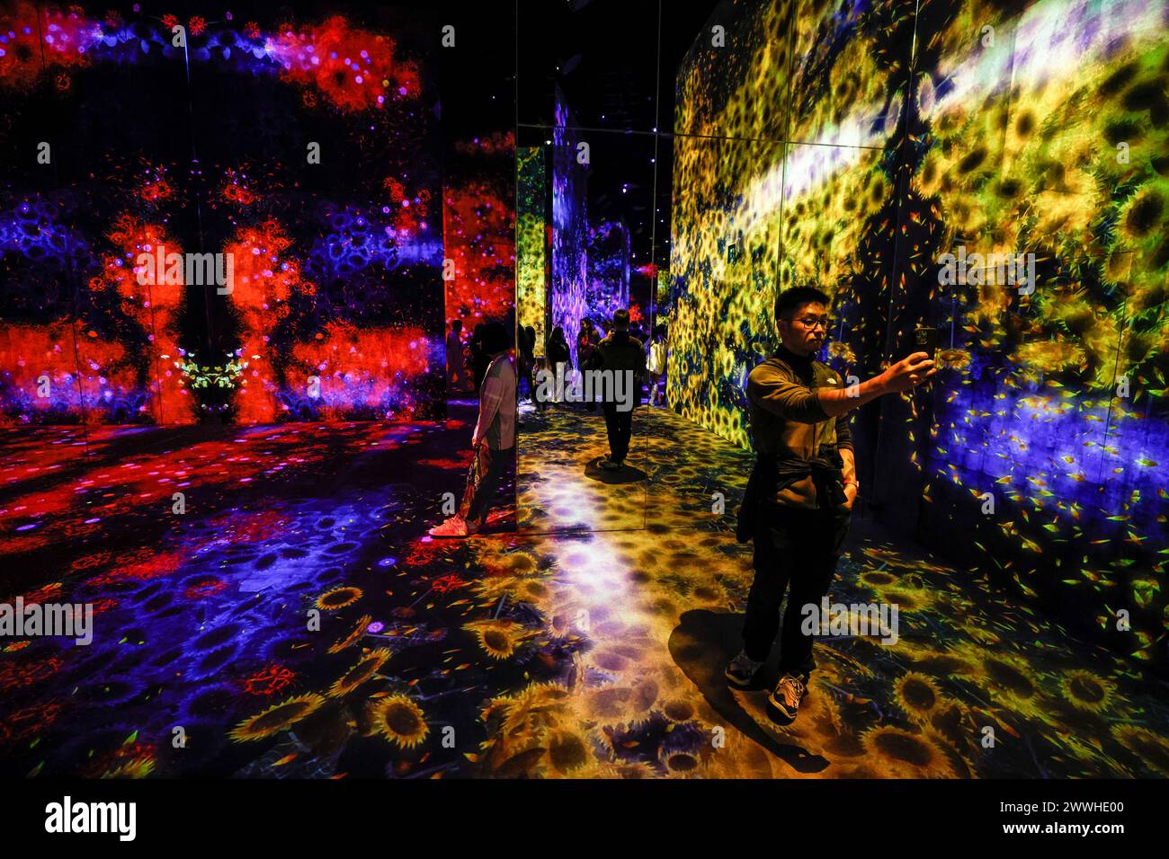 TEAMLAB BORDERLESS TOKYO Stock Photo - Alamy