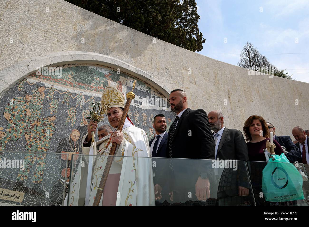 Lebanese christians palm sunday hi-res stock photography and images - Alamy
