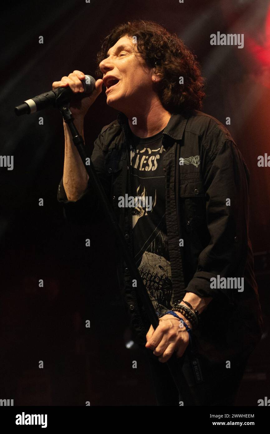 London, UK. 23 Mar 2024. (L-R) - Lead singer Eric Martin of American ...