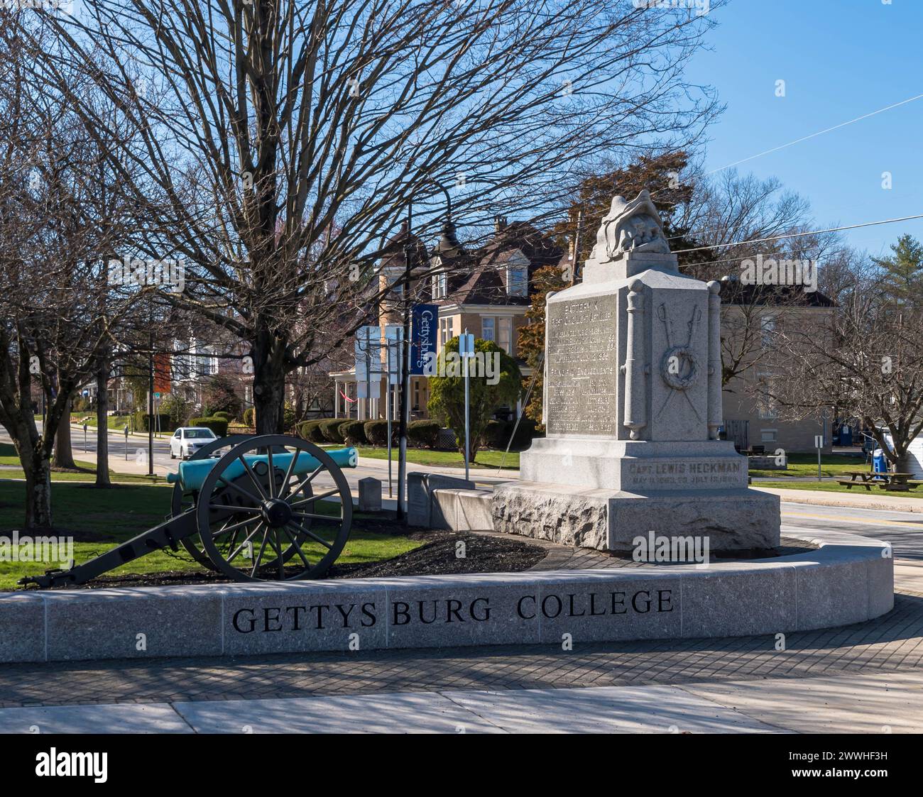 Buildings on the campus of Gettysburg College Stock Photo - Alamy