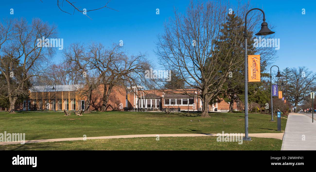Building gettysburg college gettysburg pennsylvania hi-res stock ...