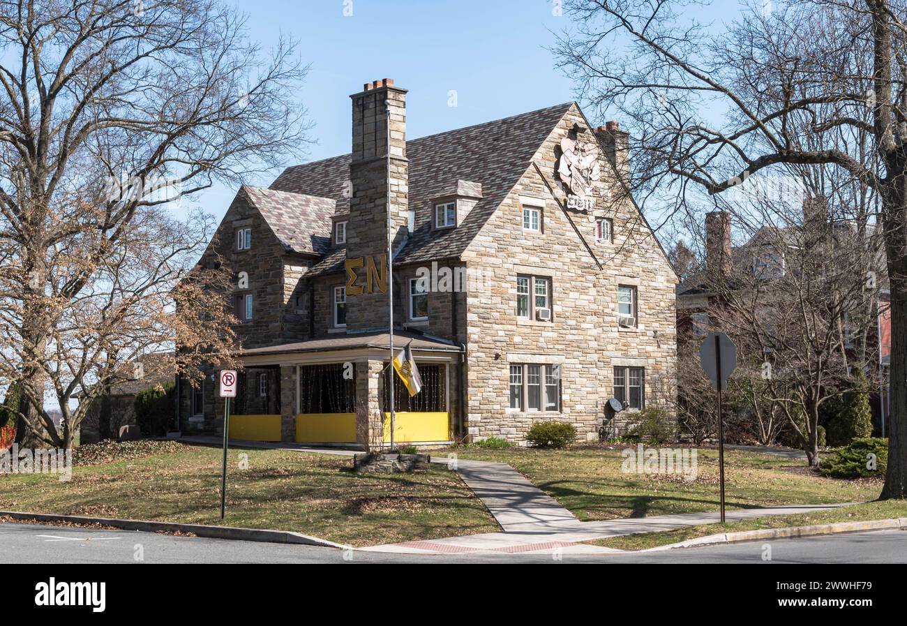 Buildings on the campus of Gettysburg College Stock Photo - Alamy