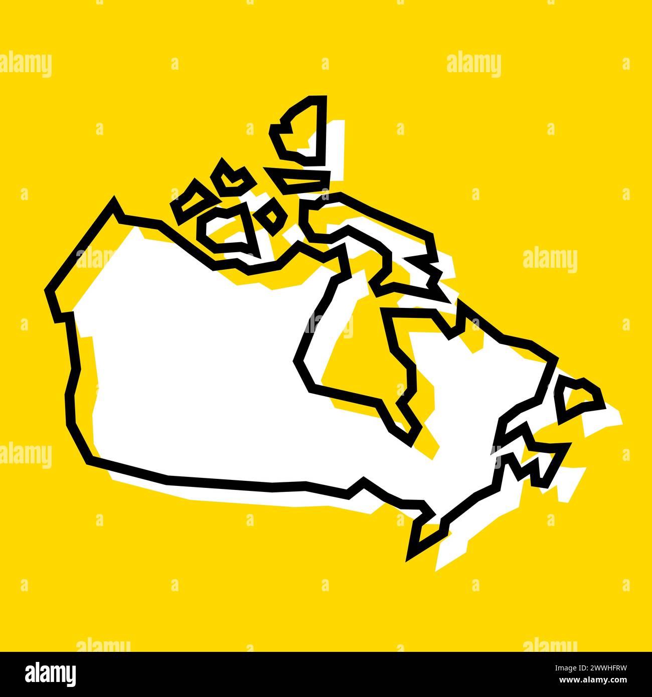 Blank ottawa map hi-res stock photography and images - Alamy