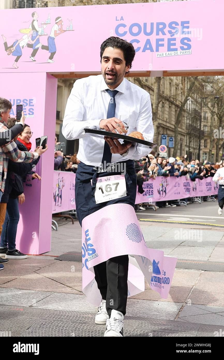 Paris, France. 24th Mar, 2024. 'La course des cafes' 'The Bistro race ...