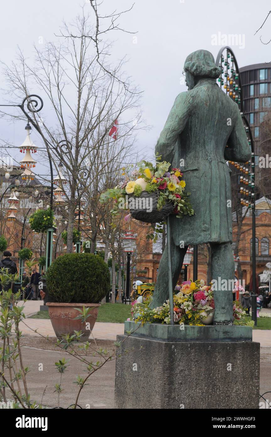 Copenhagen, Denmark /24 March 2024/Visitors enjoy sunday easter eason ...