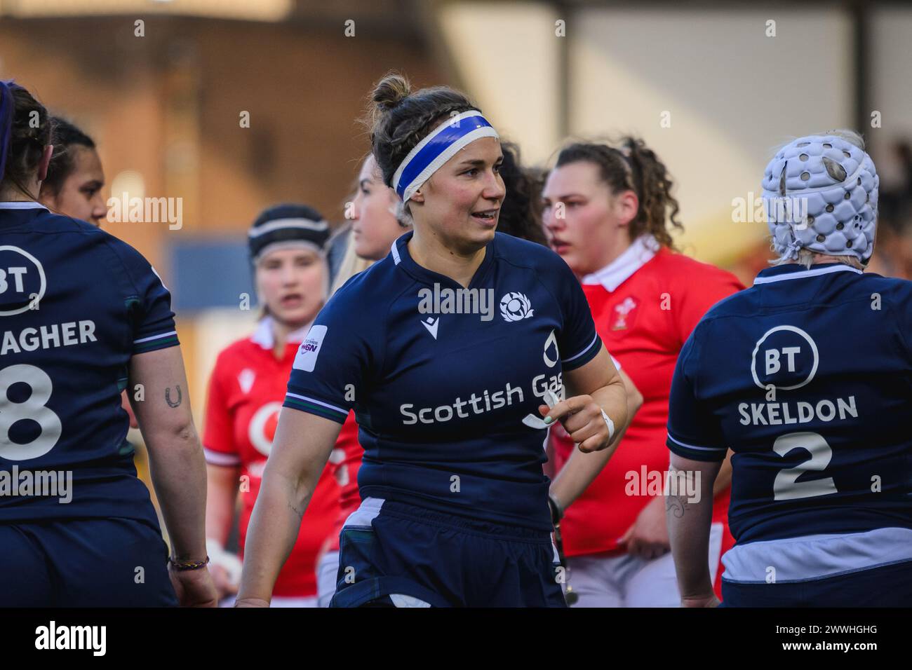 Cardiff, Wales. 23rd March 2024. Rachel Malcolm during the Women’s Six ...
