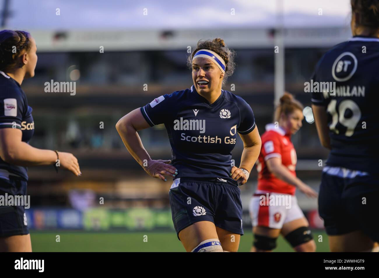 Cardiff, Wales. 23rd March 2024. Rachel Malcolm during the Women’s Six ...