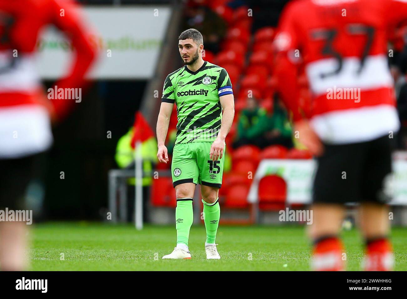 Eco - Power Stadium, Doncaster, England - 23rd March 2024 Jordan Moore ...