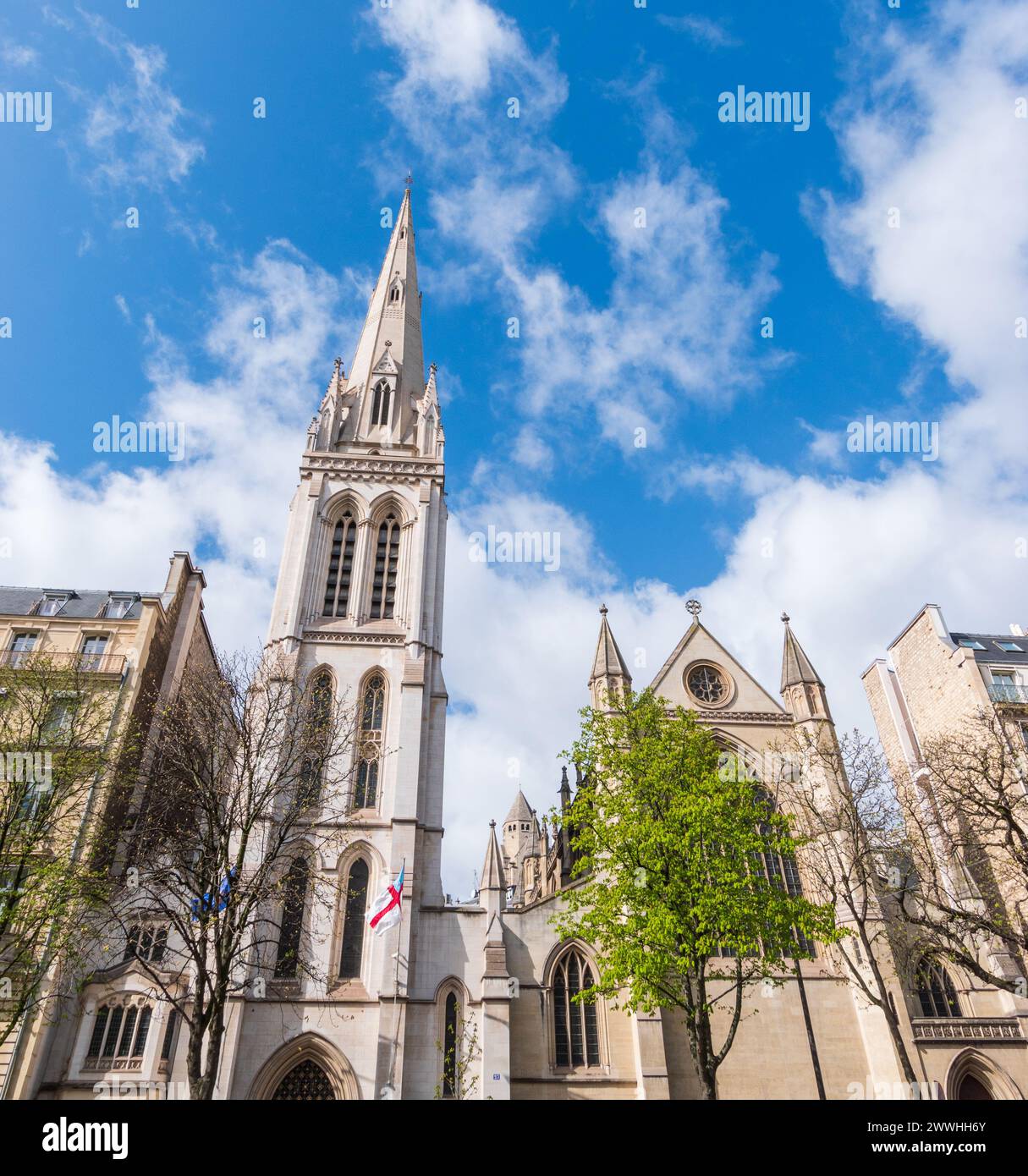 The American Cathedral of Paris in France Stock Photo - Alamy